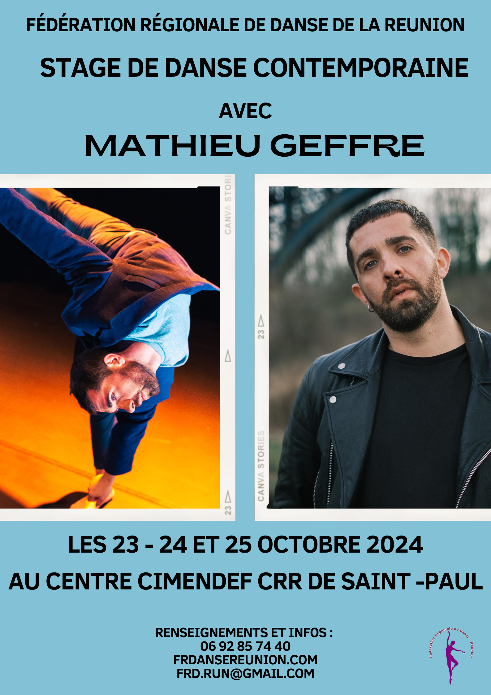 Concours et stages – Fédération Régionale de Danse de la Réunion